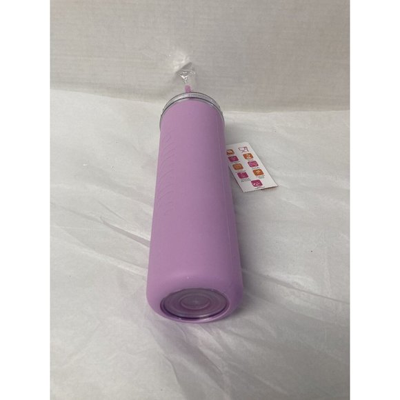 Dunkin Donuts | Dining | Dunkin Lavender Silicone Sipper 27 Ounces Cold ...